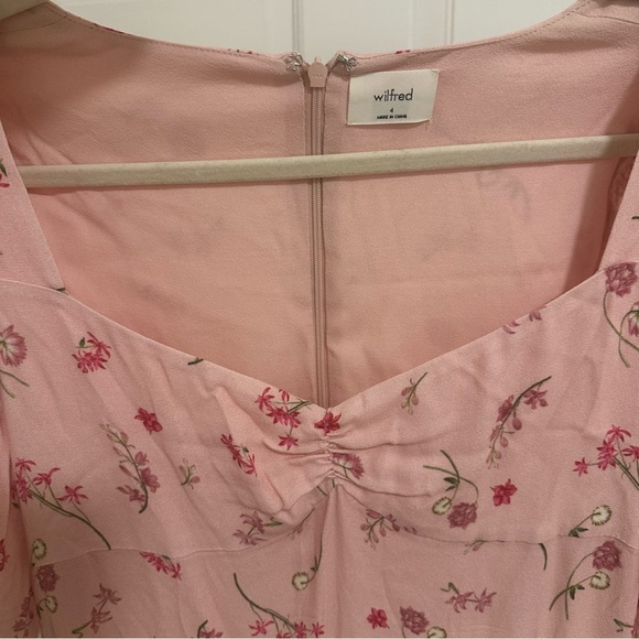 Aritzia | Dresses | Aritzia Wilford Pink Floral Maxi Dress | Poshmark